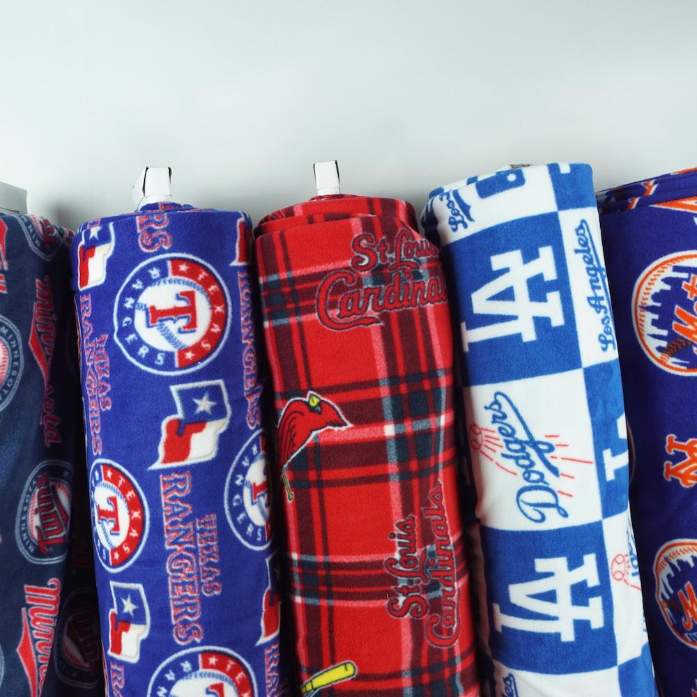 MLB Fleece Fabric By The Yard