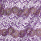 Purple Daisy Snake Printed Metallic Chemical Lace fabric ON SALE!