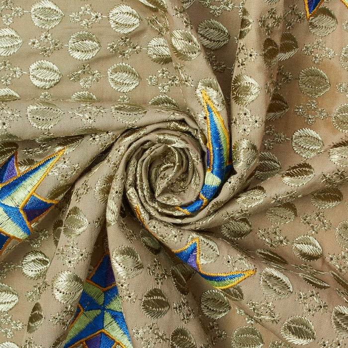 Olive Starlight Seed Embroidery Lace Fabric 52" Wide $14.99/Yard