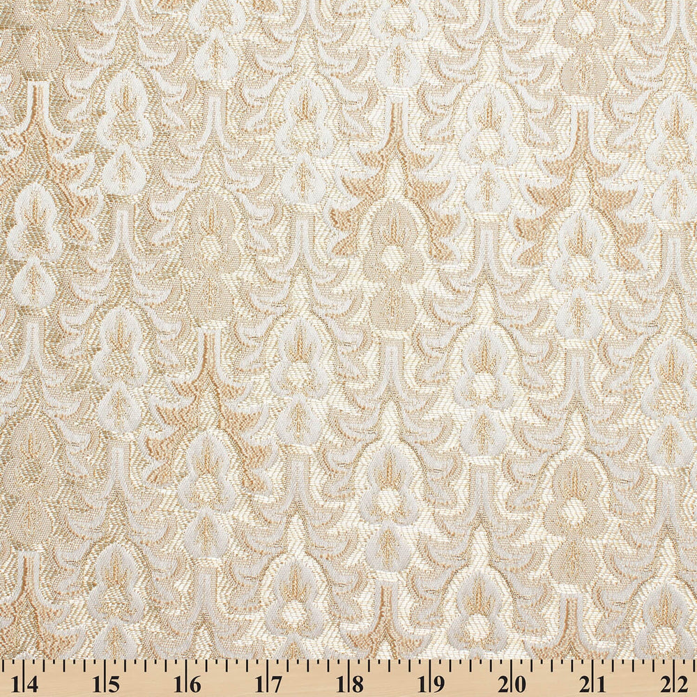 Arbor Bloom Extra Wide Metallic Damask Upholstery Jacquard