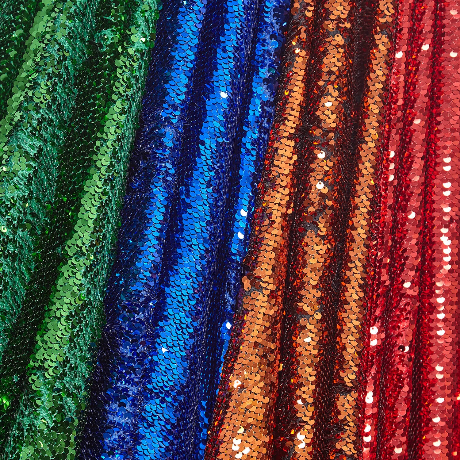 Fish Scale Sequins On DTY Knit Jersey Fabric