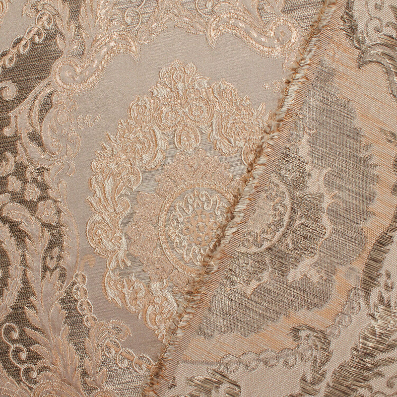 Versailles Two Tone Metallic Damask Jacquard