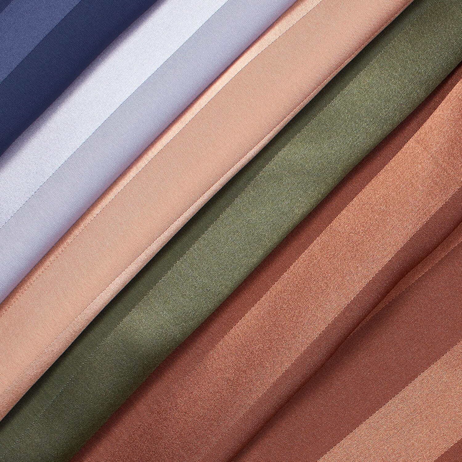1 Inch Striped Stretch Satin Jacquard Fabric