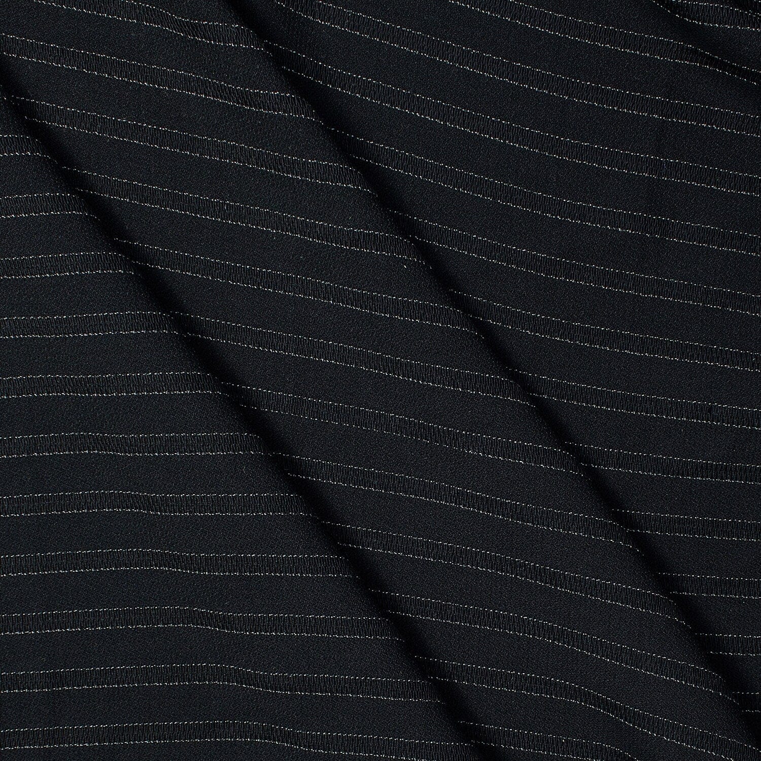 Pinstripe Polyester Knit (44/45 Inch) Fabric