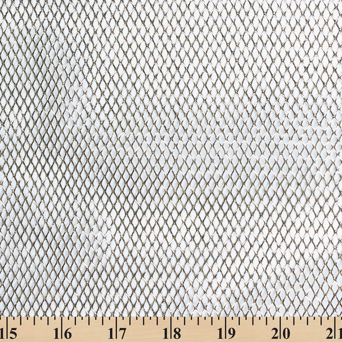 Gold Metallic Mesh Fabric By The Yard