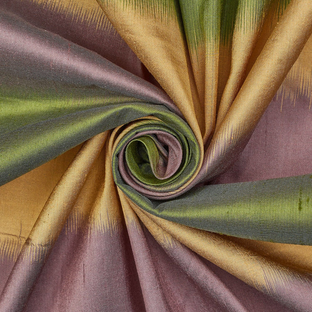 Multicolored Striped Silk Dupioni (54 Inch) Fabric