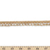 Opulent Rhinestones On Metallic Braided Corded Trim