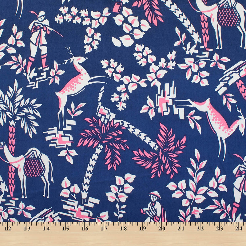 Sahara Printed Silk Fabric By The Yard