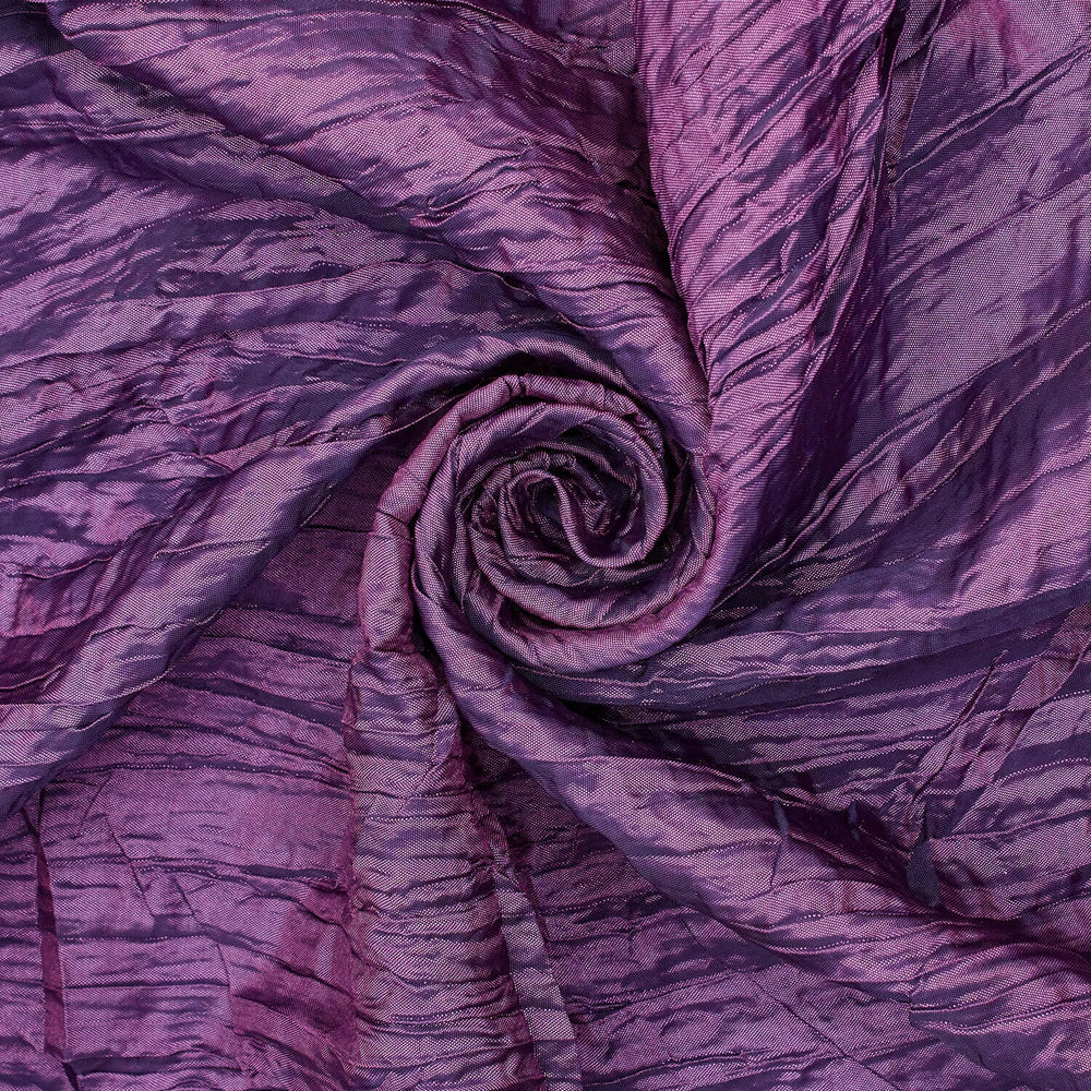 Crinkle Polyester Taffeta Fabric By The Yard