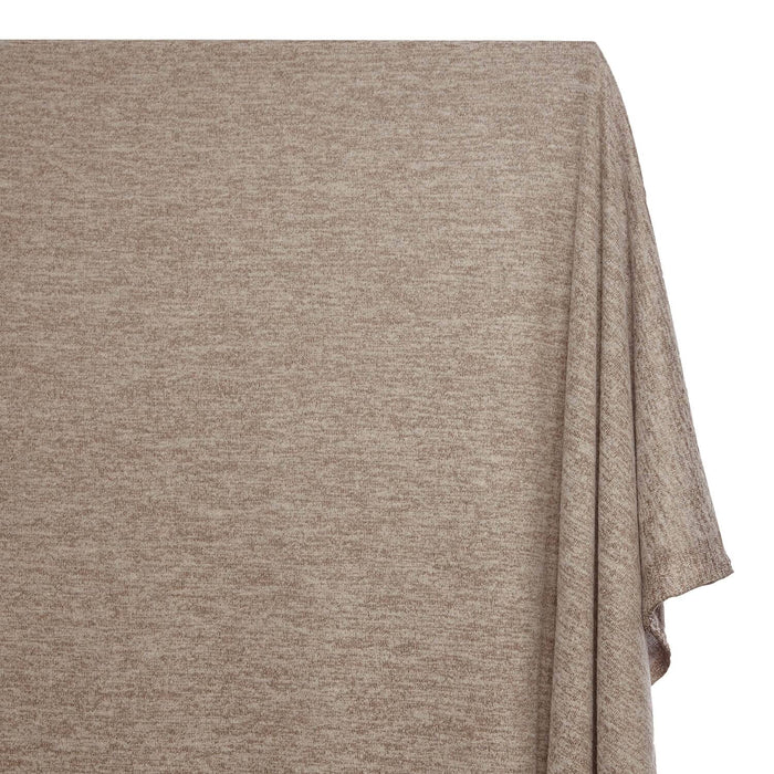 Brushed Two Tone Sweater Knit Hacci Fabric