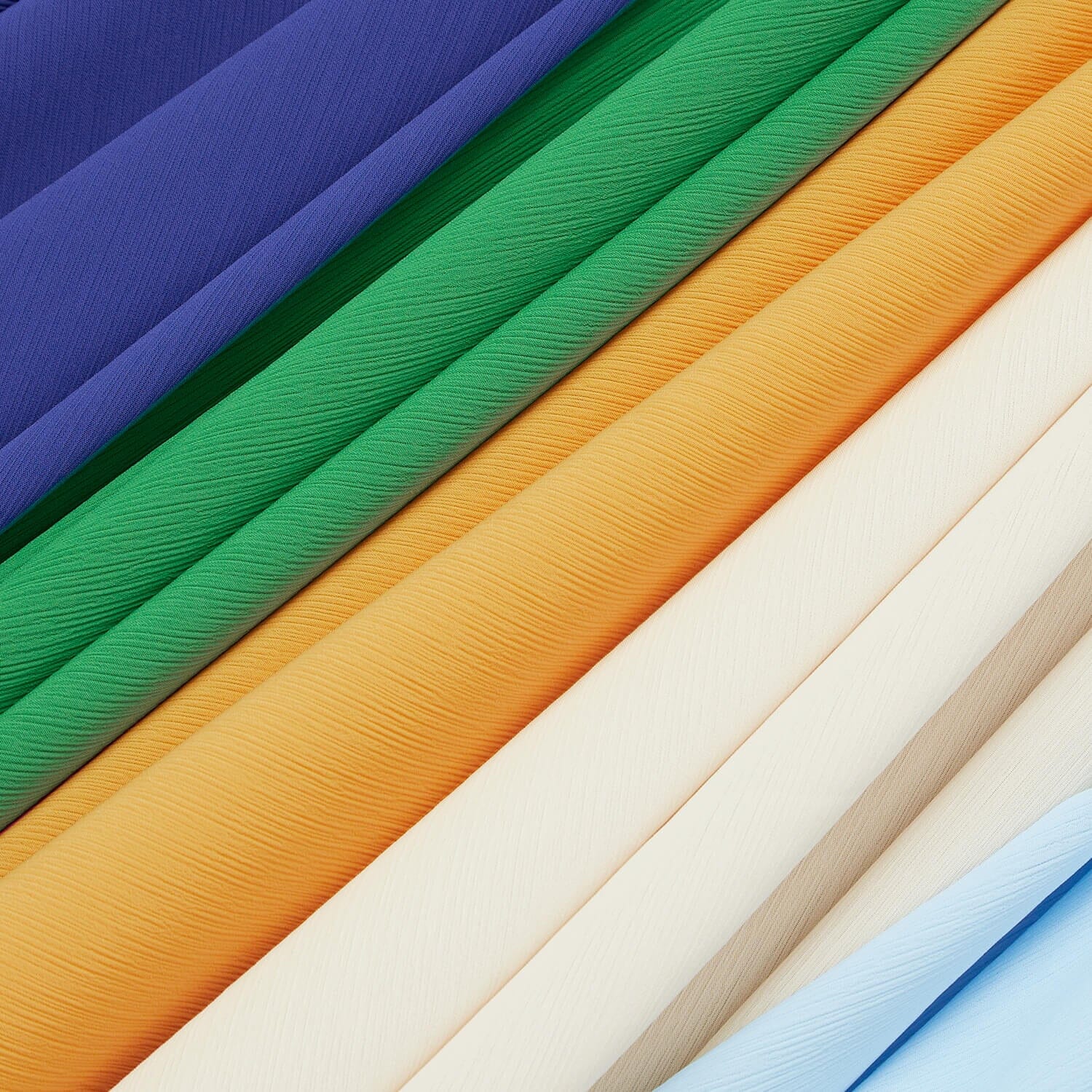 Polyester Crinkle Georgette Fabric By The Yard