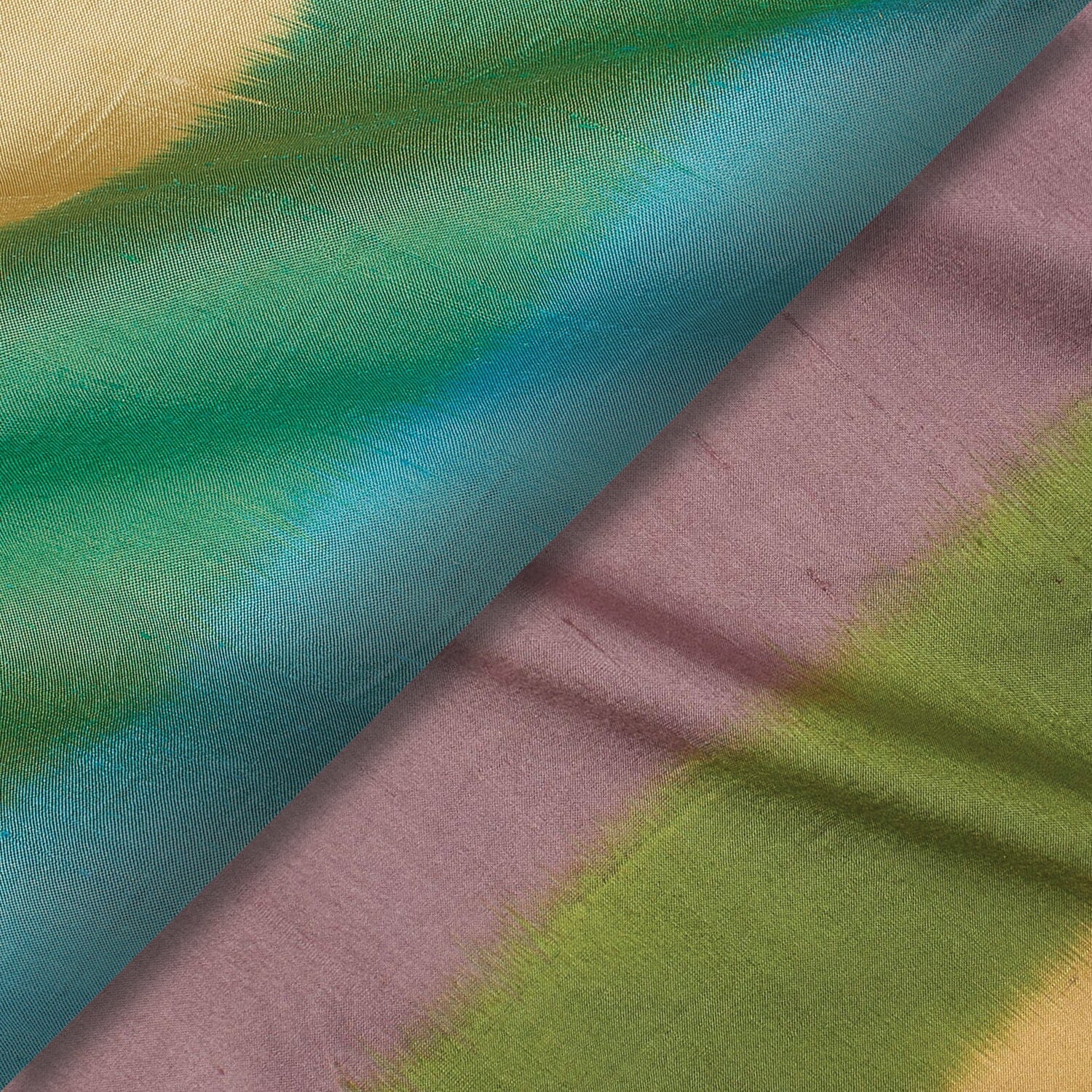 Multicolored Striped Silk Dupioni (54 Inch) Fabric