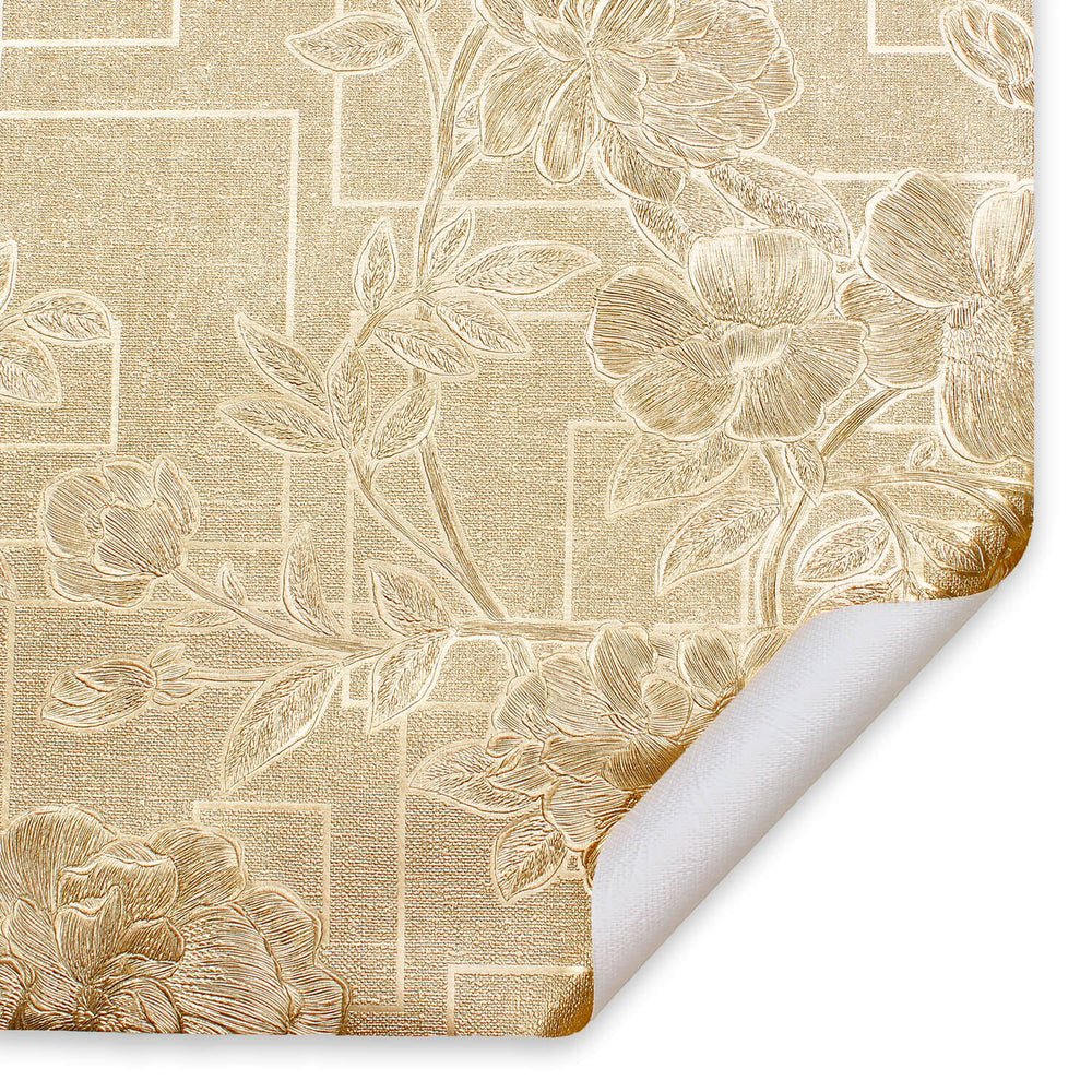 Geometric Floral Oilcloth Fabric | Fabric Wholesale Direct