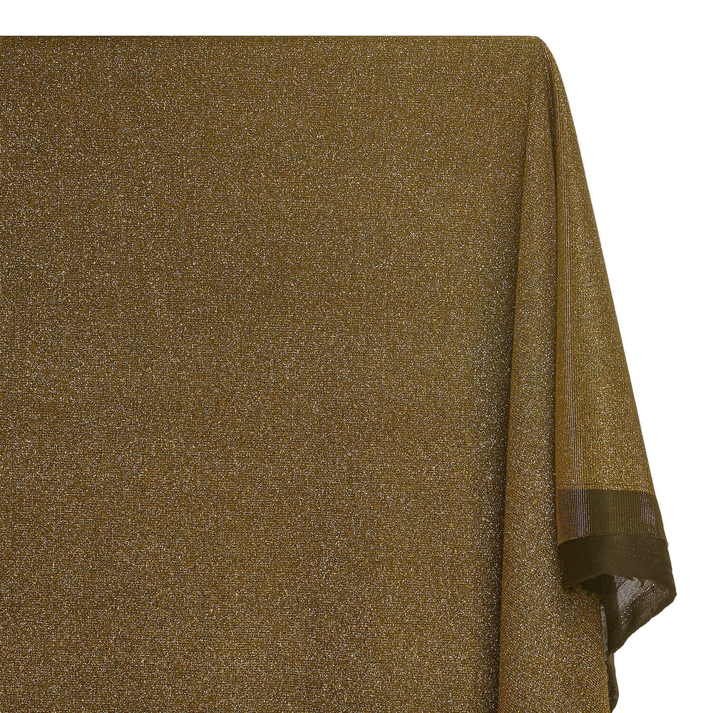 Shiny Metallic Moonlight on Interlock Fabric By The Yard