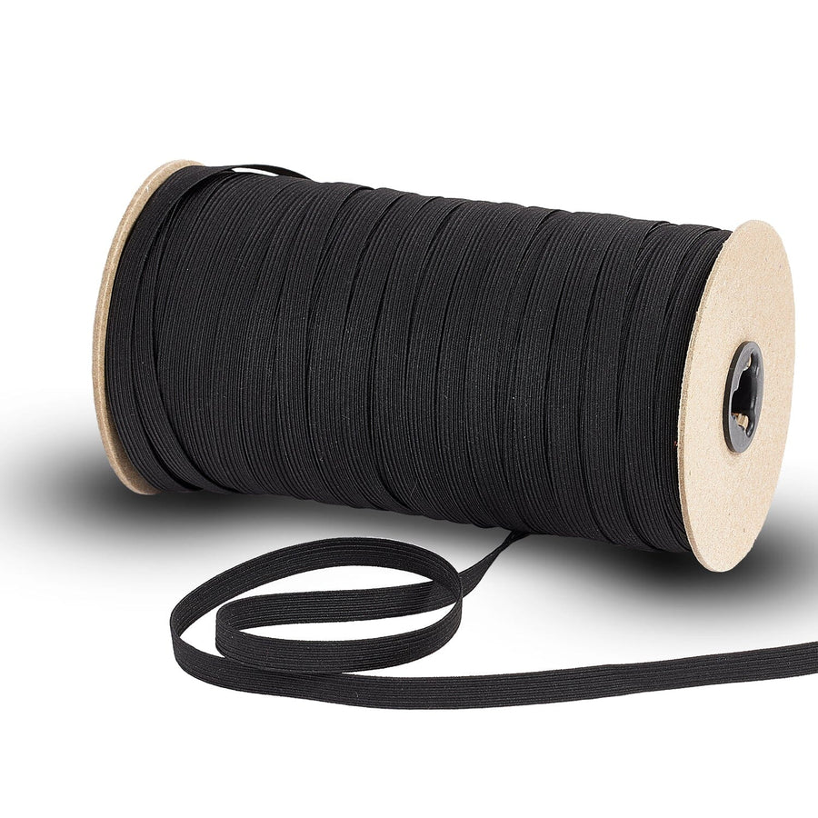 3/8 Inch Flat Braided Elastic By The Yard