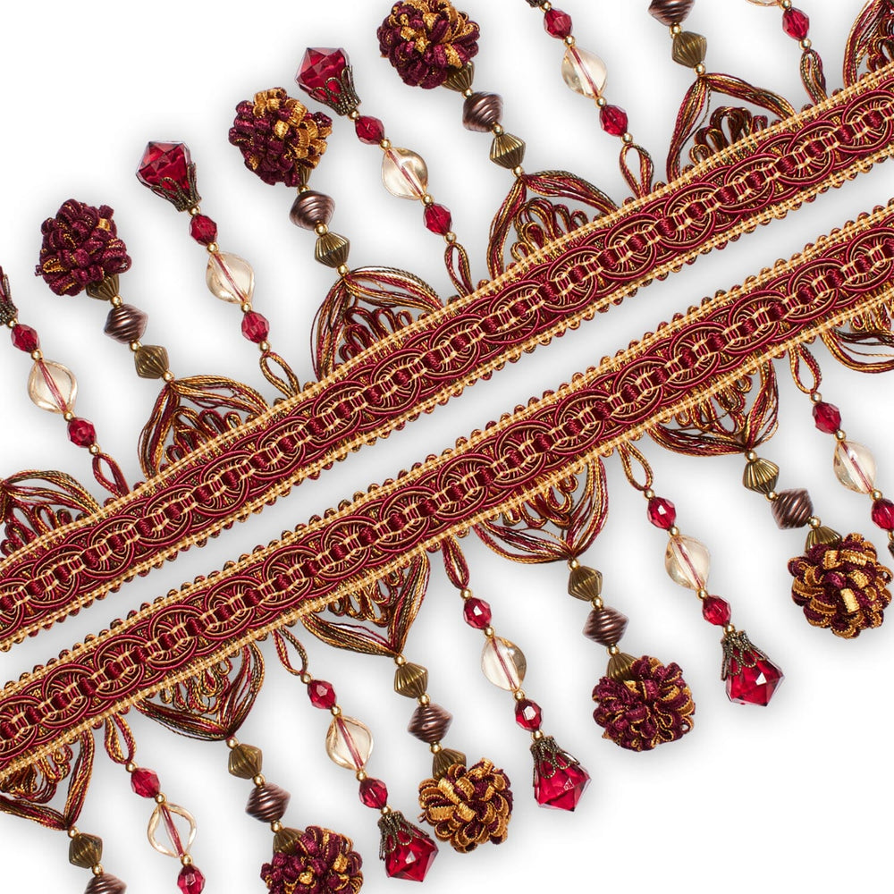 Beaded Pom Ball Tassel Fringe Trim | Fabric Wholesale Direct