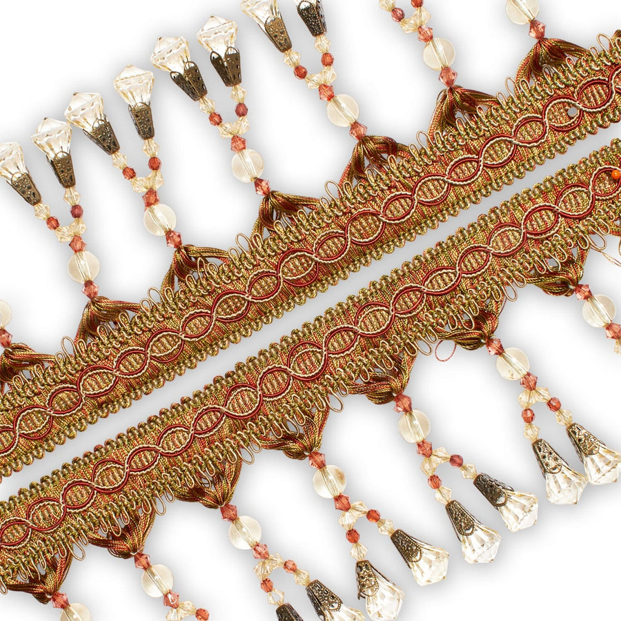 Beaded Rhinestone Tassel Fringe Trim | Fabric Wholesale Direct