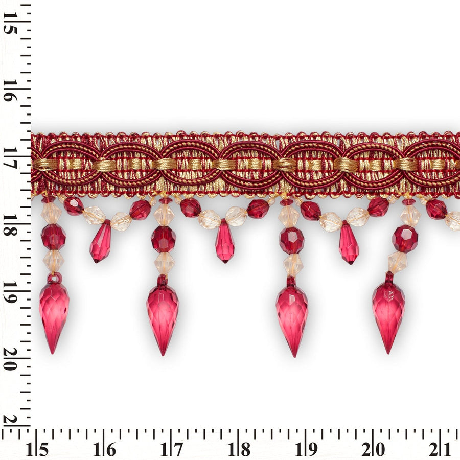 Drop Rhinestone Tassel Fringe Trim | Fabric Wholesale Direct