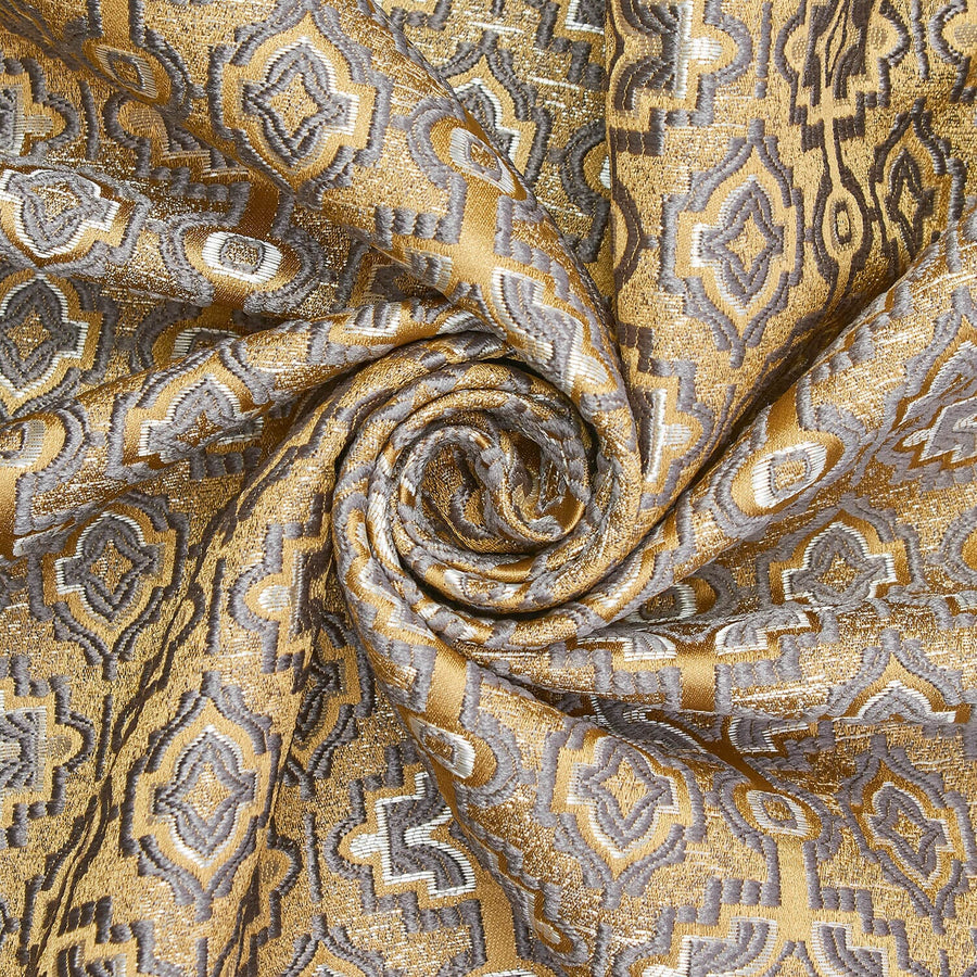 Kashmir Geometric Extra Wide Brocade Upholstery Jacquard