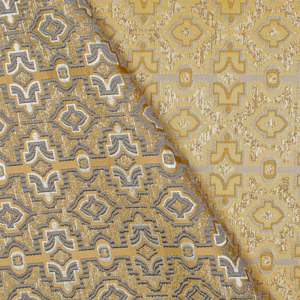 Kashmir Geometric Extra Wide Brocade Upholstery Jacquard