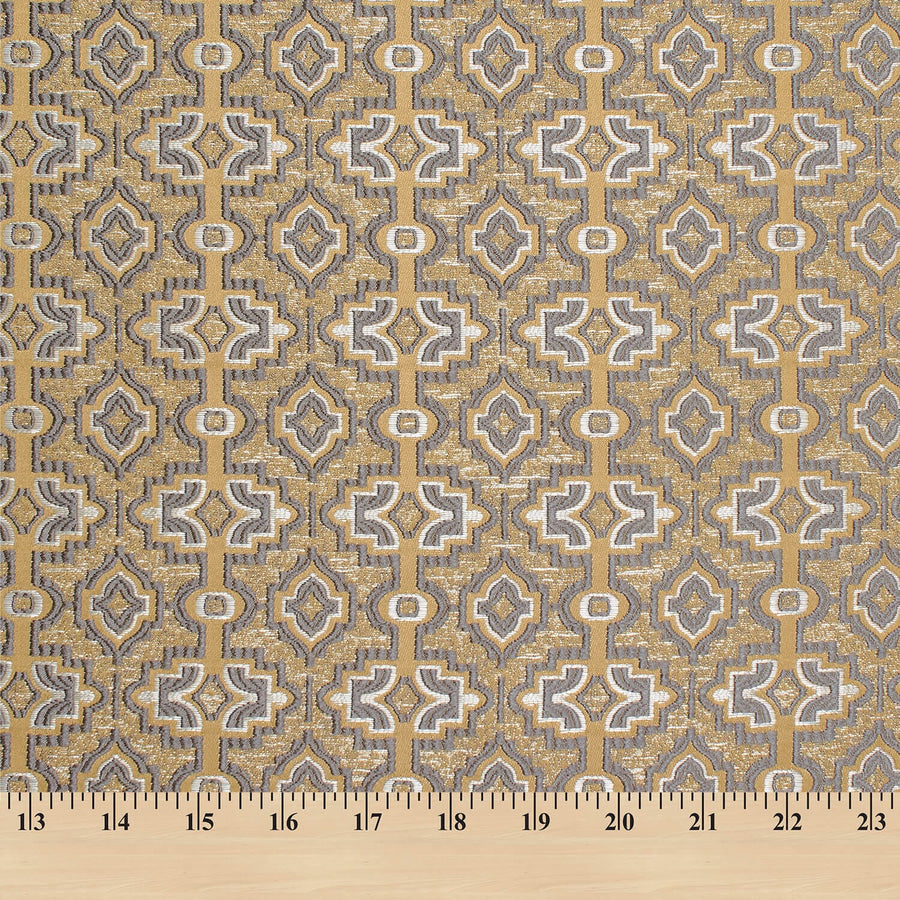 Kashmir Geometric Extra Wide Brocade Upholstery Jacquard