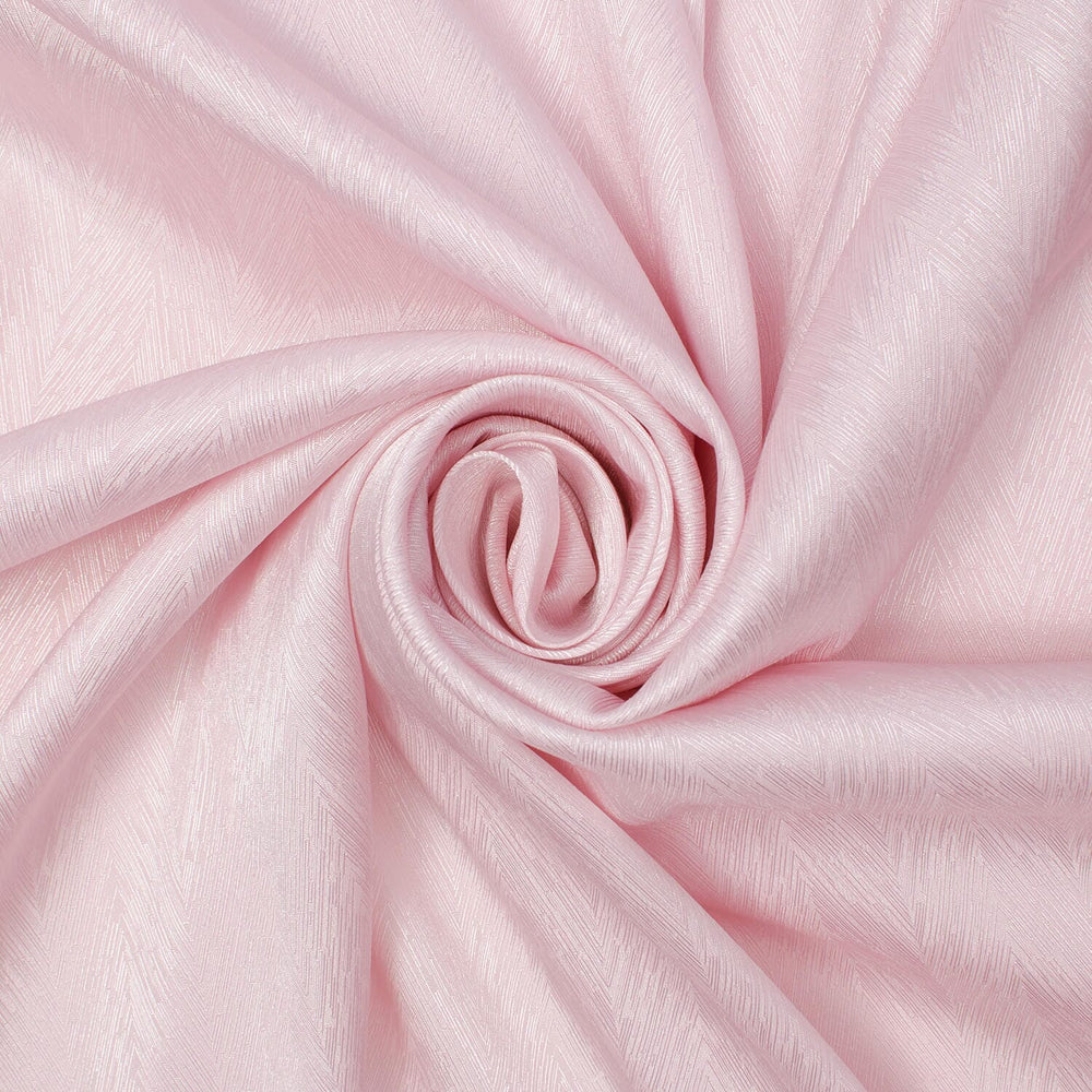 Striped Herringbone Stretch Satin Jacquard Fabric