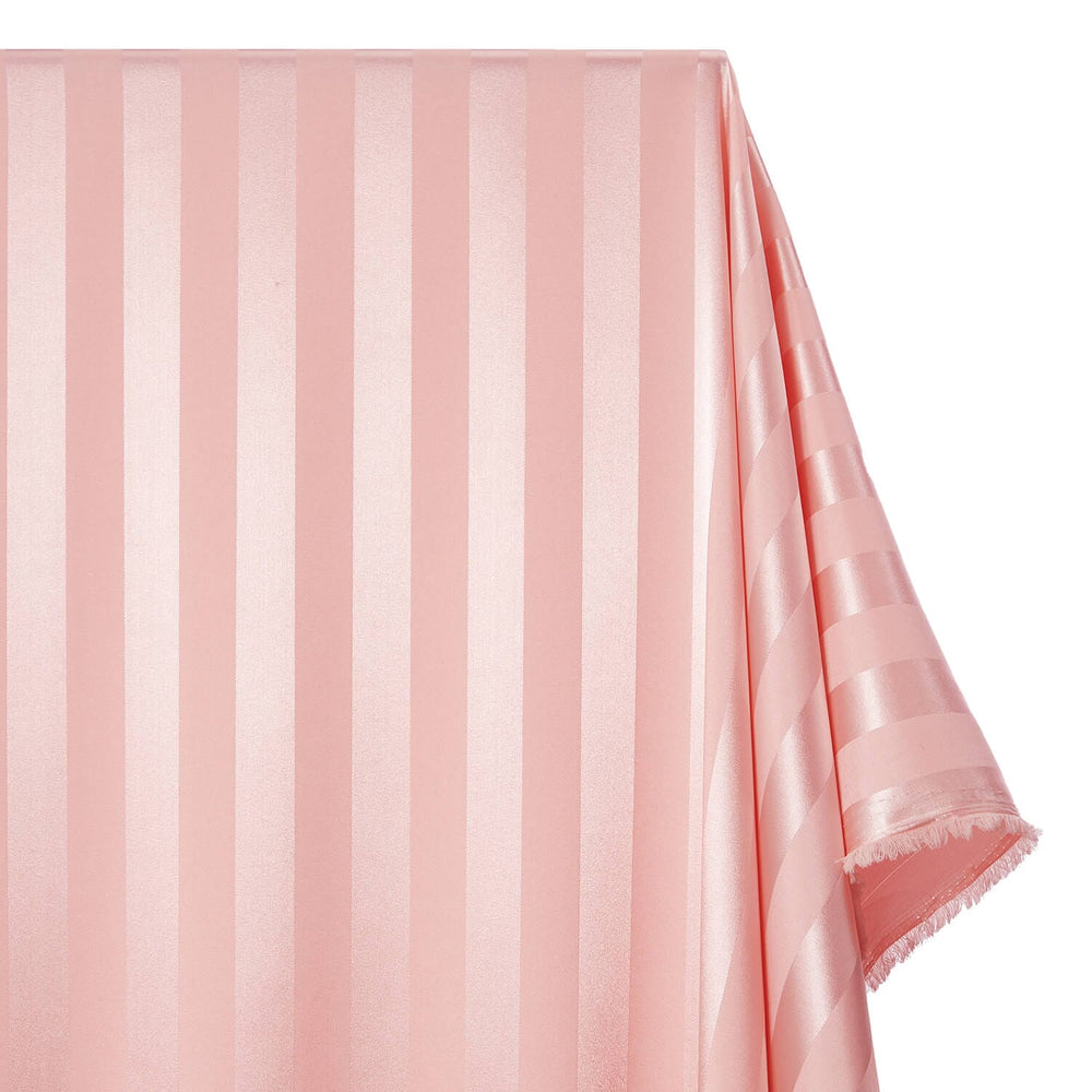 1 Inch Striped Stretch Satin Jacquard Fabric