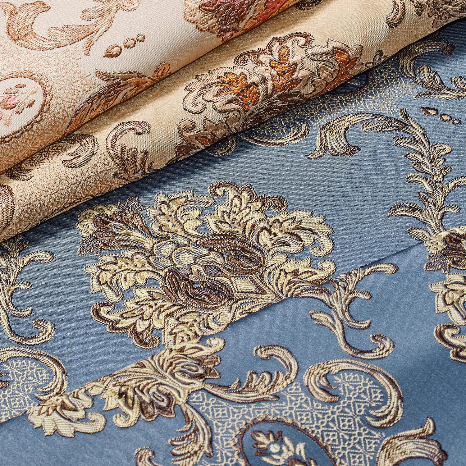 Chateau Damask Upholstery Jacquard Fabric