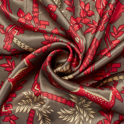 Sahara Printed Silk Fabric By The Yard