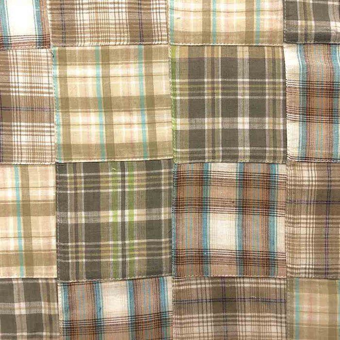 Madras Patchwork Plaid Fabric (Style 1603) 100% Cotton 44/45" Wide BTY