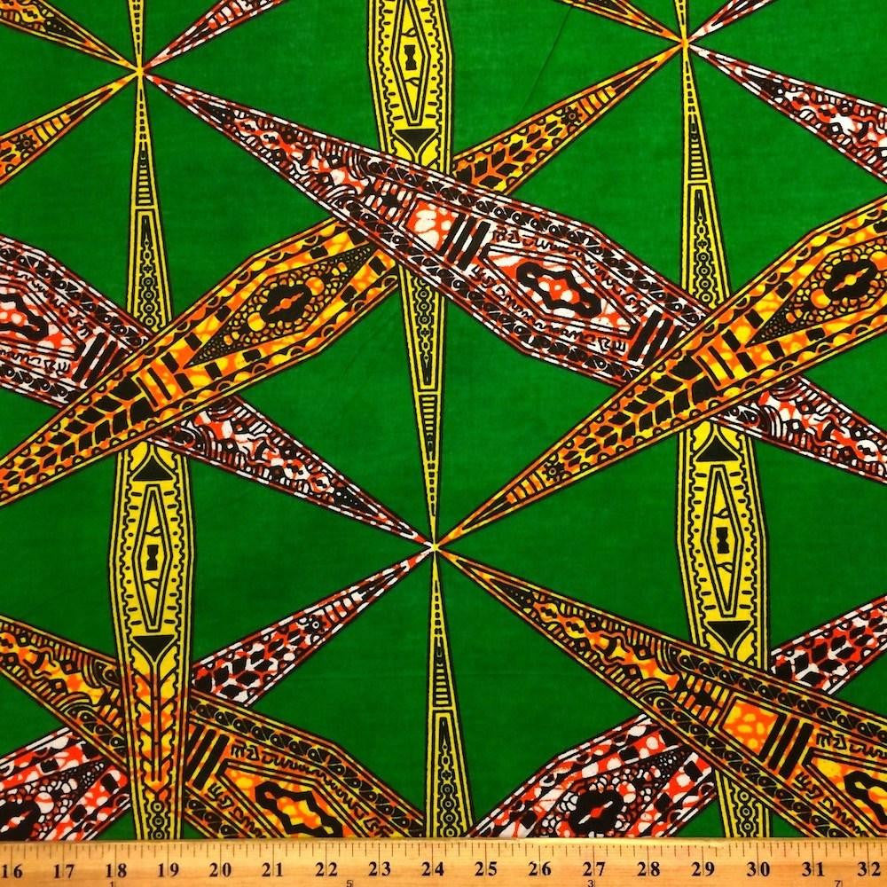 Affix African Print Fabric (90111-1) 100% Cotton 45" Wide $4.99/Yard