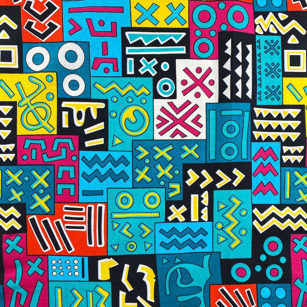 African Print (90296-5) 100% Cotton 44/45" Wide $4.99/yard