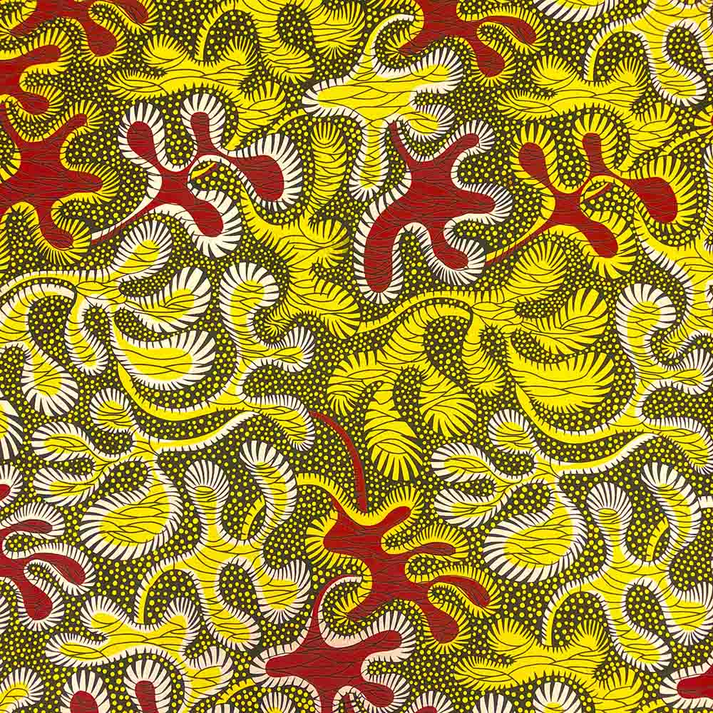 African Print Fabric (90171-4) 100% Cotton 44" Wide $4.99/Yard