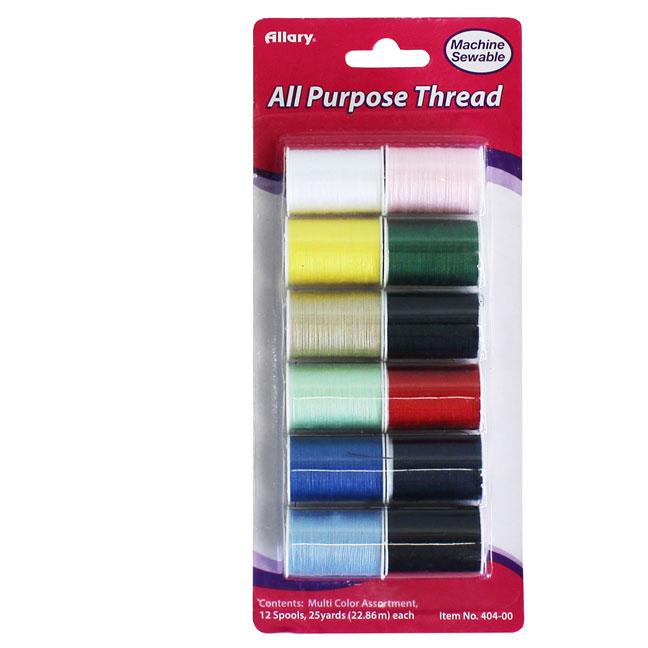 All Purpose Thread, Multi (12 colors)