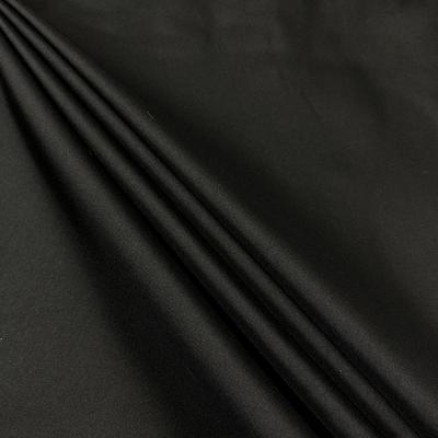 Black Polyester Taffeta Lining Fabric Curtains with Pockets for Pipe Drape