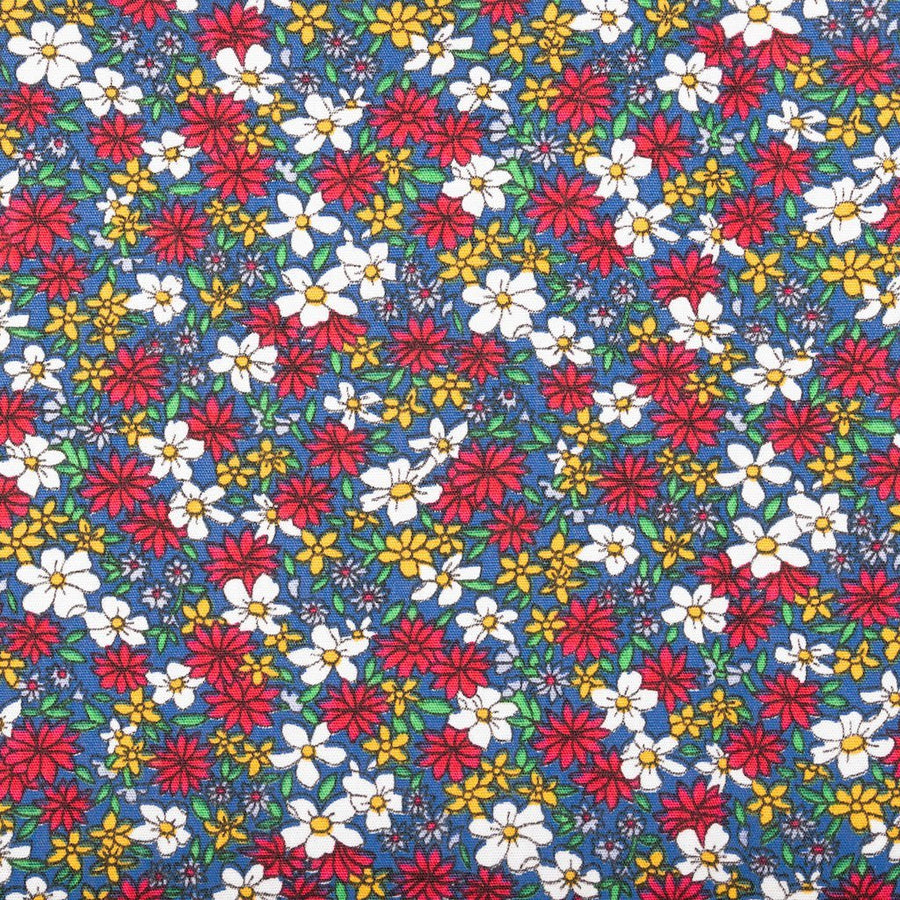 Daisy Print Fabric 100% Cotton Floral Pattern 58/60" Wide Sold BTY