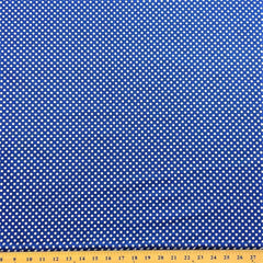 Blue Polka Dot Printed Cotton 44/45" Wide $4.99/yard 100% Cotton