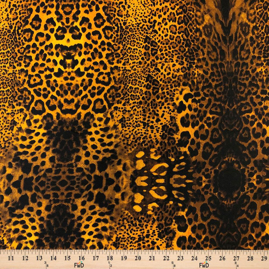 Cheetah Print Polyester Fabric $4.25/yard 100% Polyester 54/56" Wide