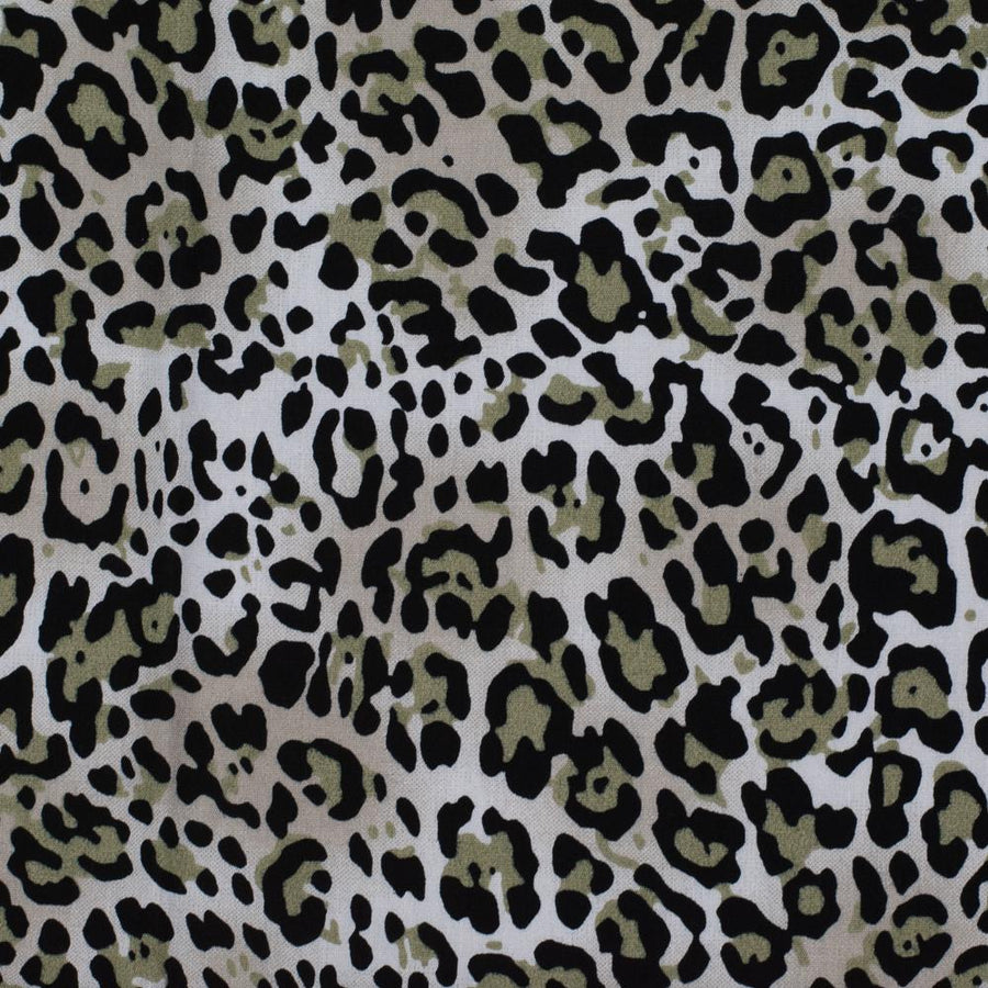 Cheetah Print Fabric 100% Cotton Animal Spots 58/60" Wide Sold BTY