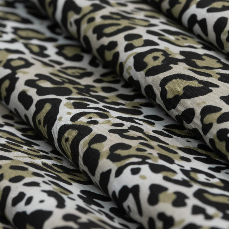 Cheetah Print Fabric 100% Cotton Animal Spots 58/60" Wide Sold BTY