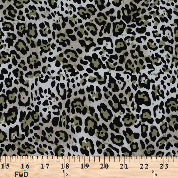 Cheetah Print Fabric 100% Cotton Animal Spots 58/60" Wide Sold BTY