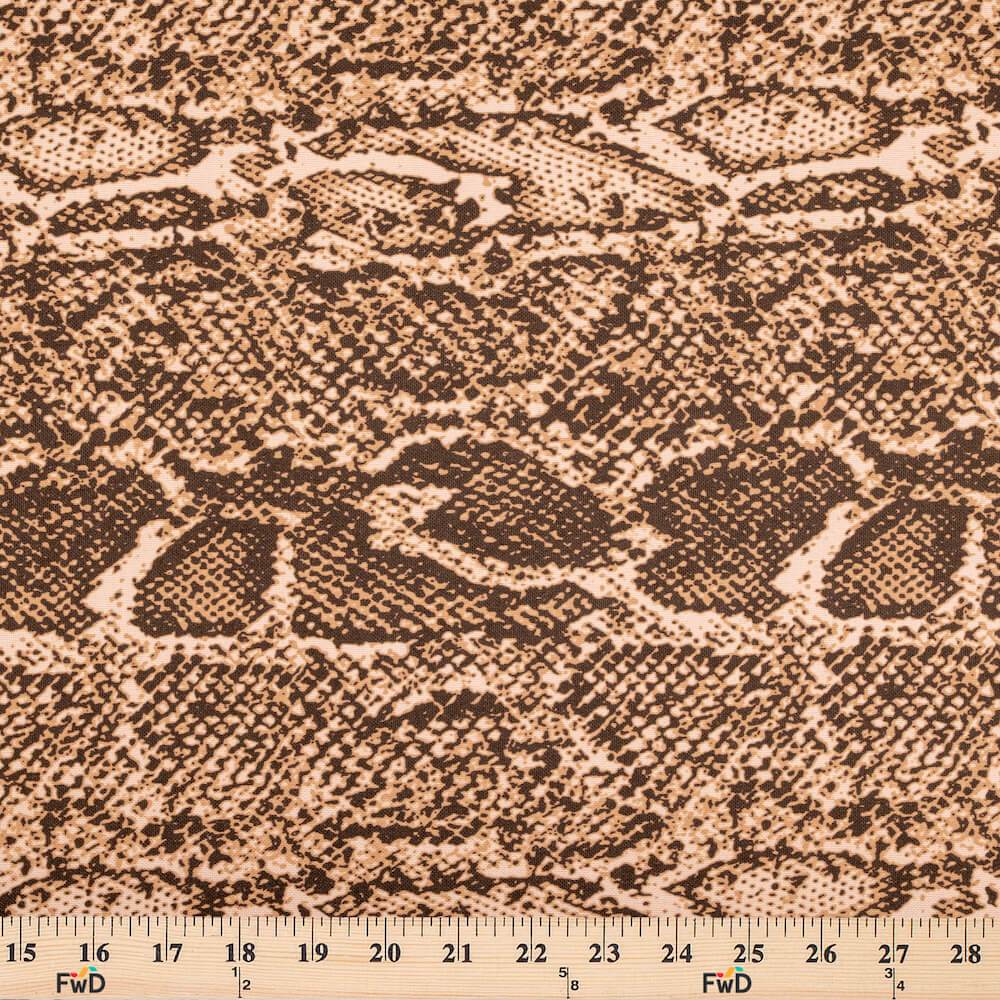 Ottertex Waterproof Snakeskin Printed Canvas Fabric
