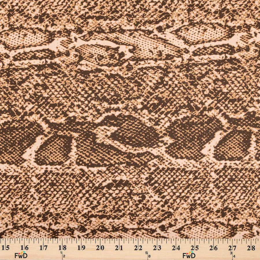 Ottertex Waterproof Snakeskin Printed Canvas Fabric