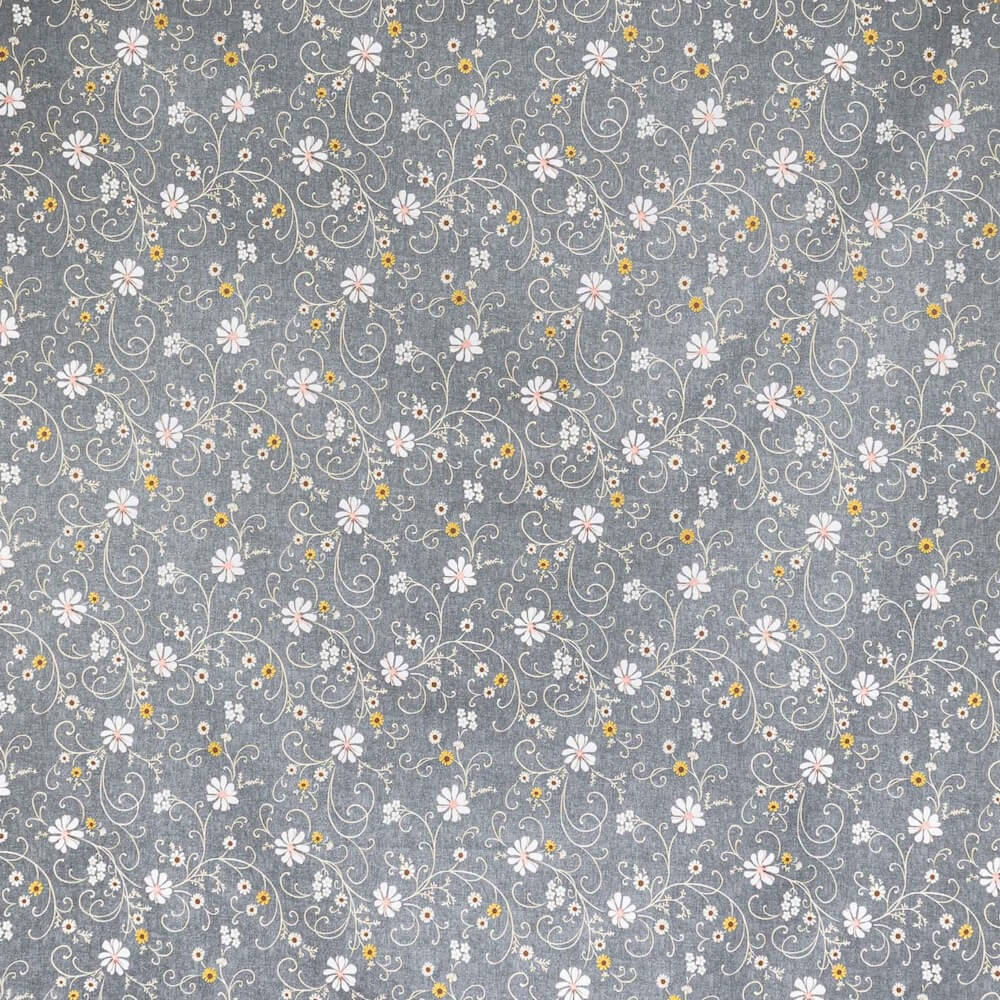 Daisy Print Oilcloth - By The Yard | Fabric Wholesale Direct