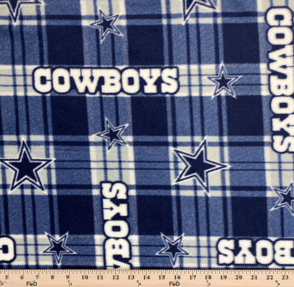 Dallas Cowboys Fleece Fabric By The Yard