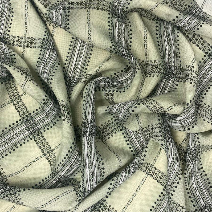 Empire Plaid Print Polyester Fabric $4.99/yard 100% Polyester 60" Wide