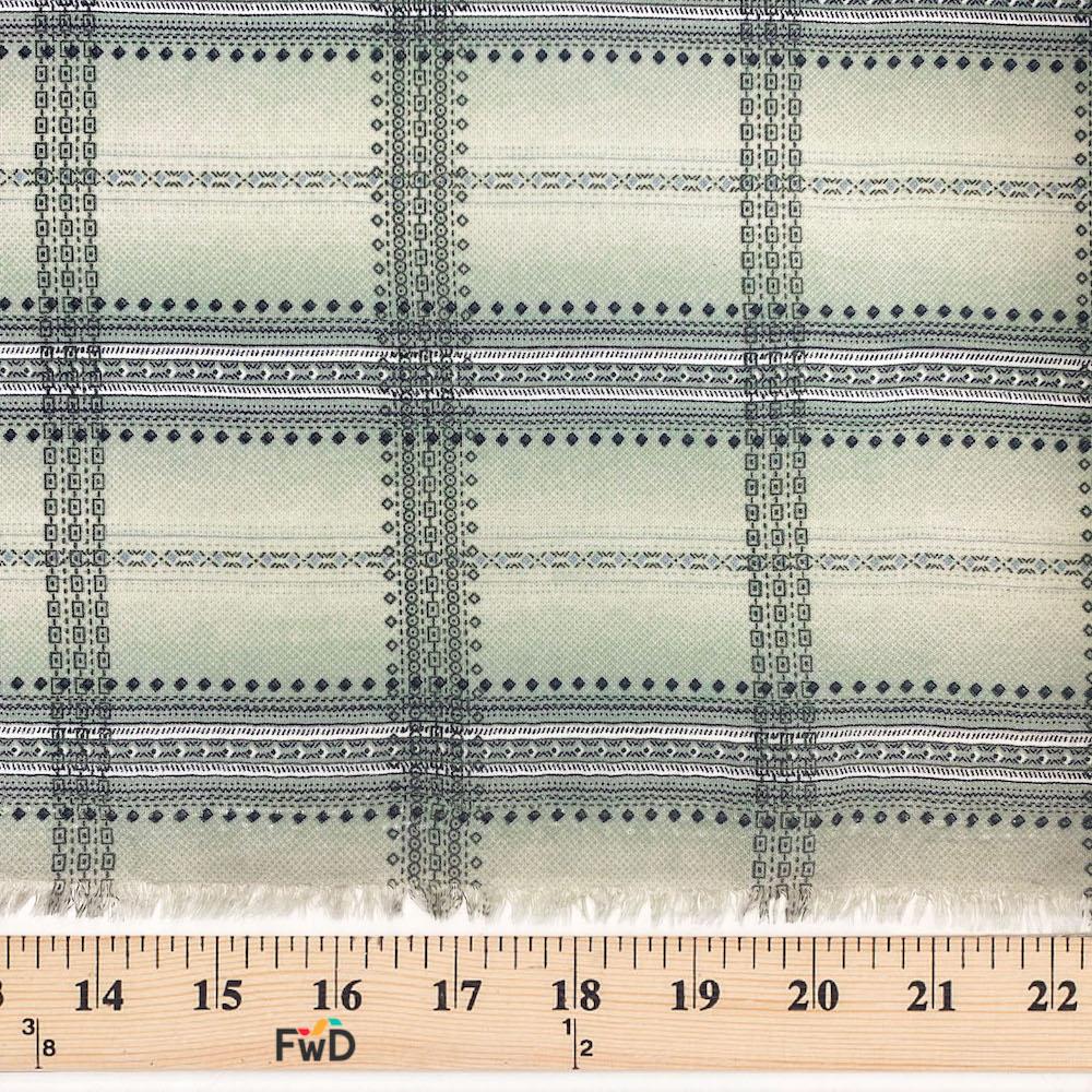 Empire Plaid Print Polyester Fabric $4.99/yard 100% Polyester 60" Wide