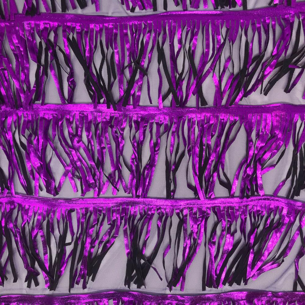 Fringe Layered Embroidery on Mesh Fabric 60" Wide On Sale $14.99/Yard