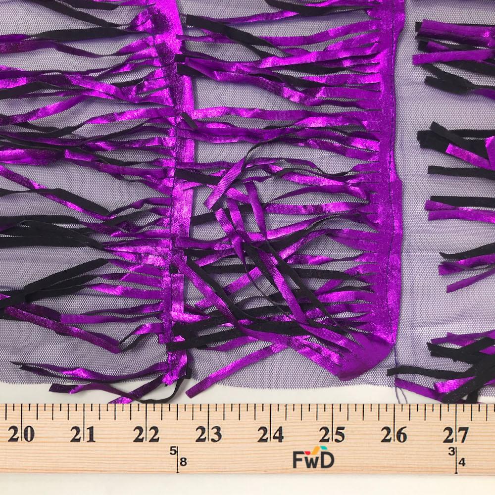Fringe Layered Embroidery on Mesh Fabric 60" Wide On Sale $14.99/Yard