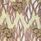 Floral Rhinestone Embroidery w/ Patches on Sparkled Tulle Fabric